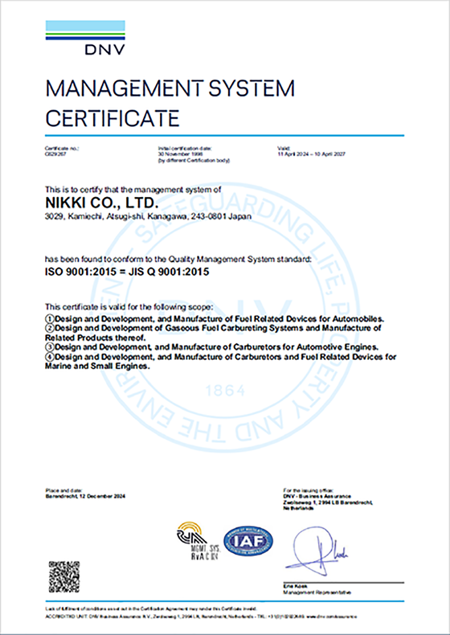 Company Information - Nikki Co., Ltd.